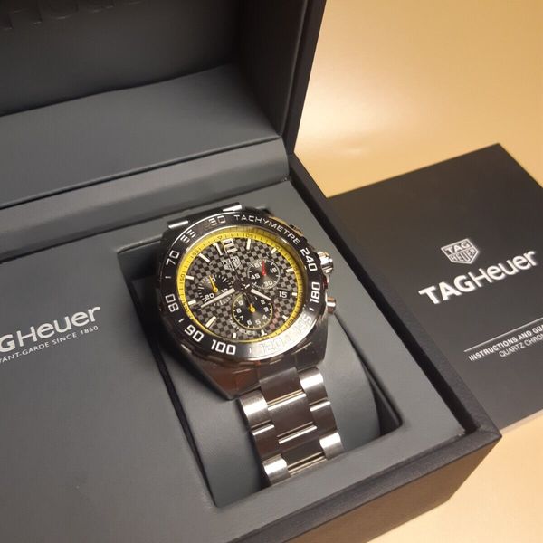 TAG Heuer Watch Formula 1 Chronograph Quartz 43mm Steel CAZ101AC ...