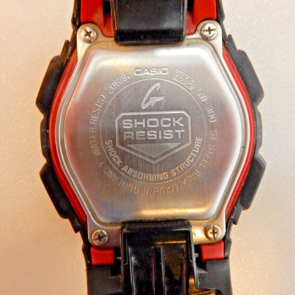 Vintage CASIO G-SHOCK Protection GW-300 2608 Wave Ceptor Tough Solar ...