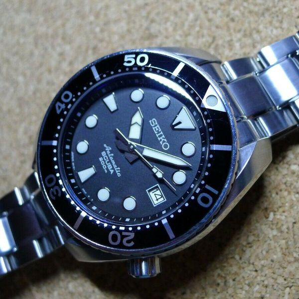 RARE SEIKO PROSPEX SCUBA (SUMO)200m DIVER,SBDC003-6R15-00G0,DIAL SIGNED ...