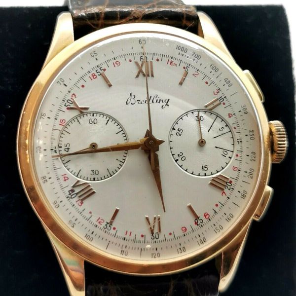 Breitling Chronograph Gold 18k ref 1197 cal Venus 188 | WatchCharts
