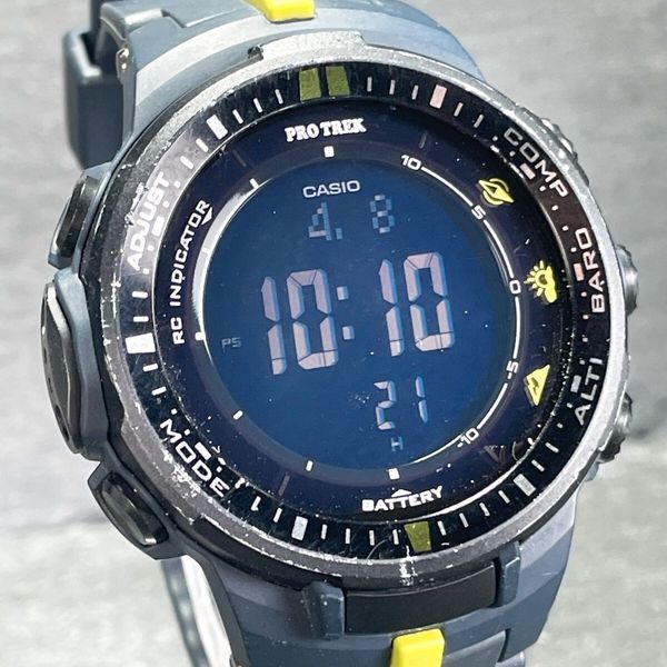Casio Pro Trek PRW-3000-2 Men's Wristwatch (Alti-Baro-Thermometer-Compass) | WatchCharts Marketplace