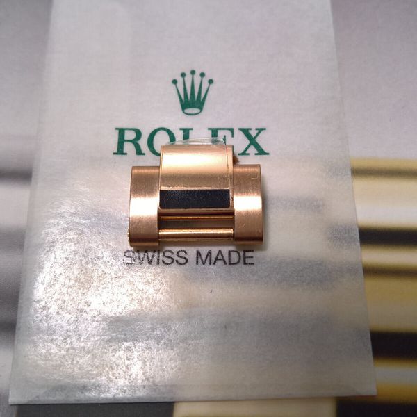 ULTRA RARE ROLEX DAYTONA 116505 OYSTER PINK GOLD LINK 15.5MM GENUINE ...