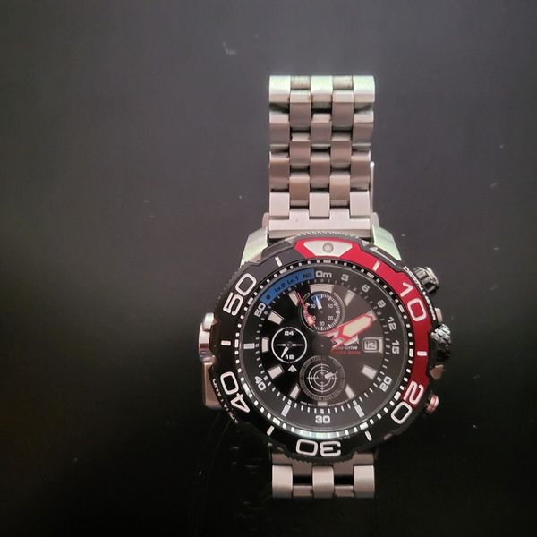 CITIZEN ECO DRIVE MAN'S PROMASTER AQUALAND DIVE CHRONOGRAPH WATCH ...