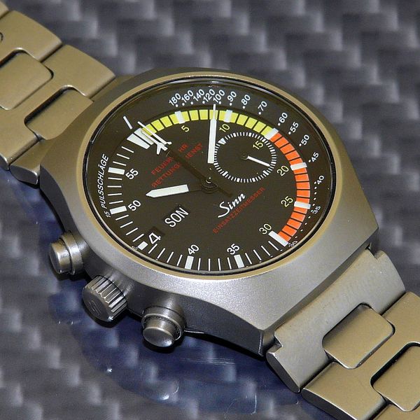 VERY RARE ! Sinn EZM4 MODEL 157 DESTRO CHRONOGRAPH LEMANIA 5100 ...