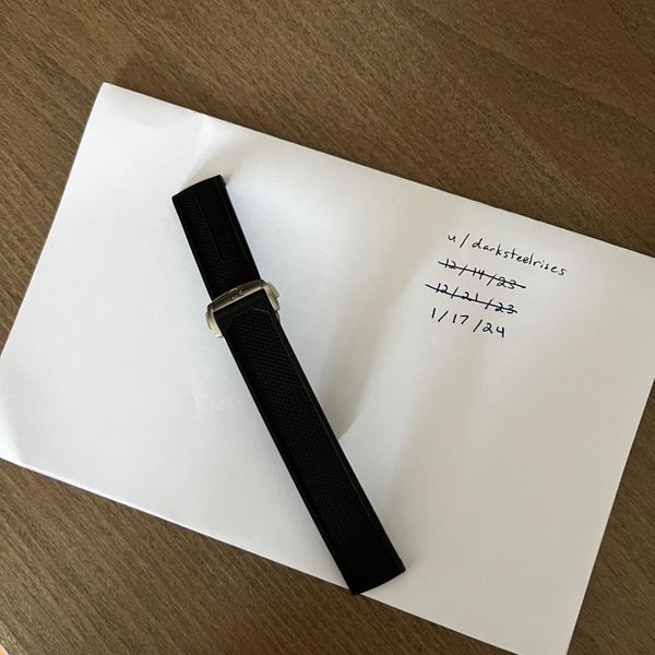 [WTS] Omega Speedmaster 19mm Rubber Strap and Clasp - Reduced ...