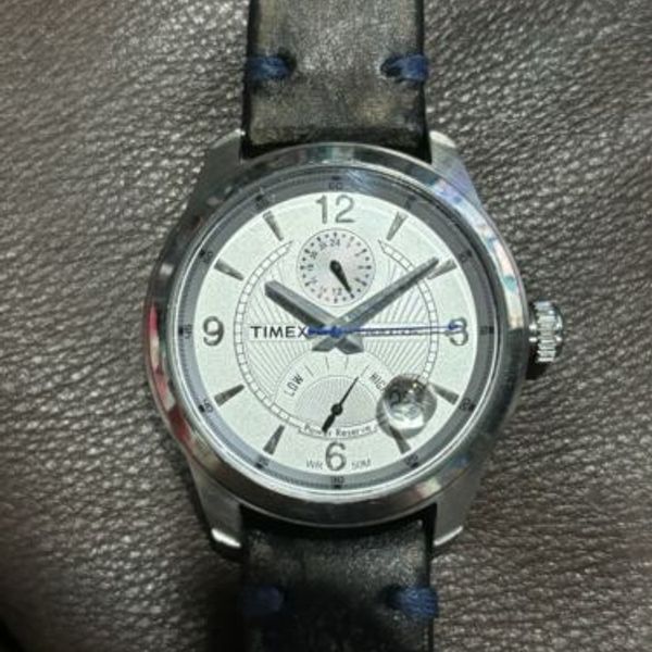 Men’s Timex Automatic Power Reserve Watch Stainless Steel | WatchCharts ...
