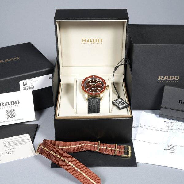 Rado Captain Cook Automatic Red Dial Men's Watch R32504407 ...
