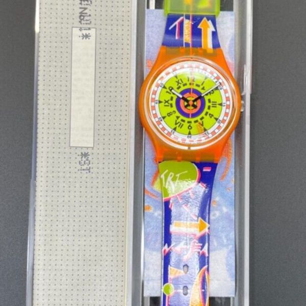 Swatch Watch Gent Sea Traffic GO101 1994 New Unworn Vintage ...