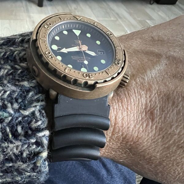 Steeldive Bronze Tuna Diver Watch Marine master Professional 300m Seiko ...