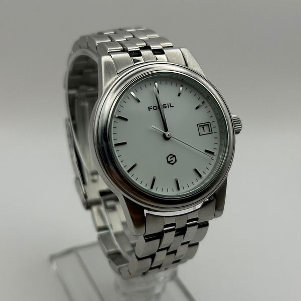 Fossil Steel 36mm Analog Mens Dress Watch - FS-2522 - New Battery ...