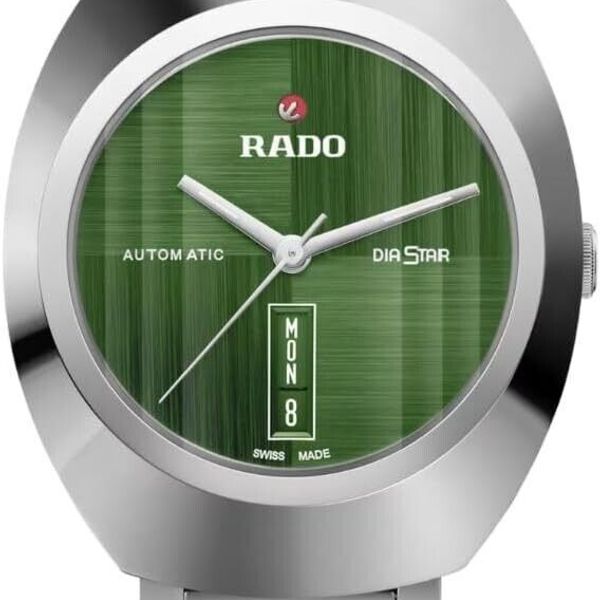 Rado DiaStar Original Automatic 38mm Green Dial Stainless Steel Watch ...