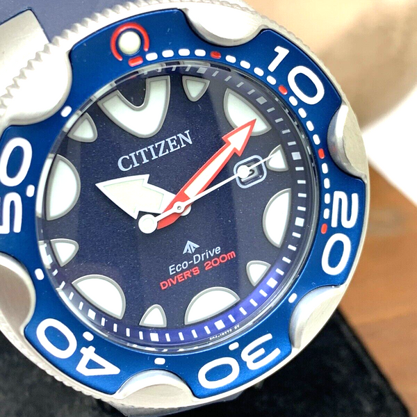 Citizen Men's Watch BN0231-01L Orca Promaster Eco Drive Blue Dial Rubber Strap | WatchCharts ...