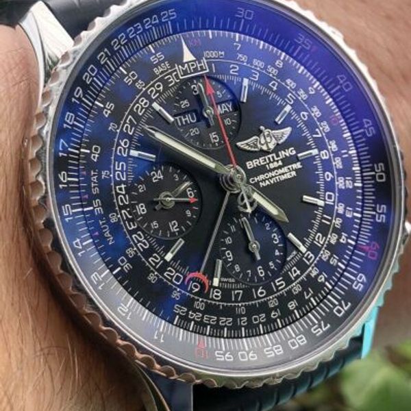 Breitling Navitimer 1884 Limited Edition 2016 Black Rubber Boxes Papers ...