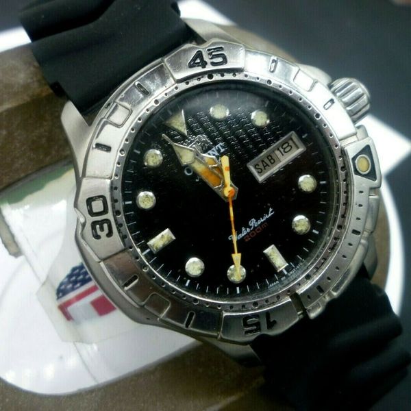 Mens 44mm ORIENT 200m 21j 46943 Automatic EM2Z-C0 Vintage Diver Watch ...