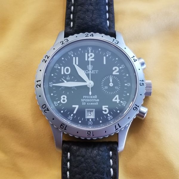 FS Poljot 3133 Flight Chronograph 40mm, almost new condition ...