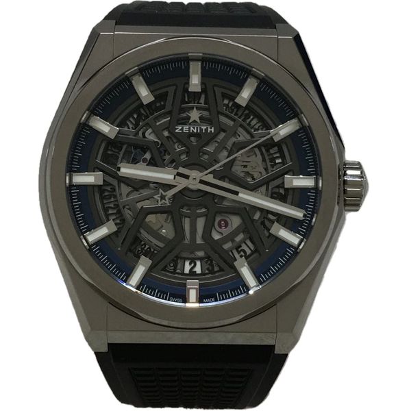 [Used] ZENITH Defy Classic / Self-winding / Analog / Rubber / GRY / BLK ...