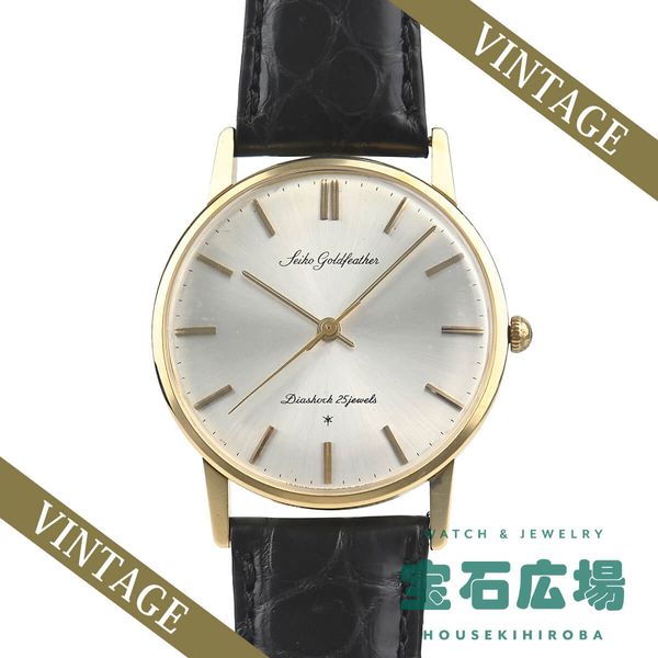 SEIKO SEIKO gold feather 15008 [used] men's watch free shipping ...