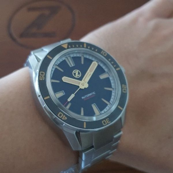 ZELOS SWORDFISH V2 300M DIVER WATCH (BLACK SAND) | WatchCharts Marketplace