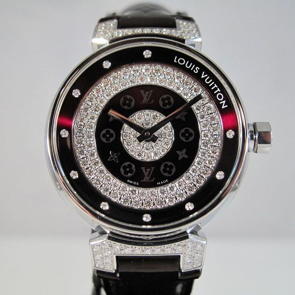 FS: Louis Vuitton Tambour Glamour Lady Diamonds Quartz 34mm ...