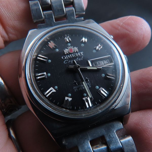 Japan Orient Three Star Daydate Automatic Men Watch | WatchCharts ...