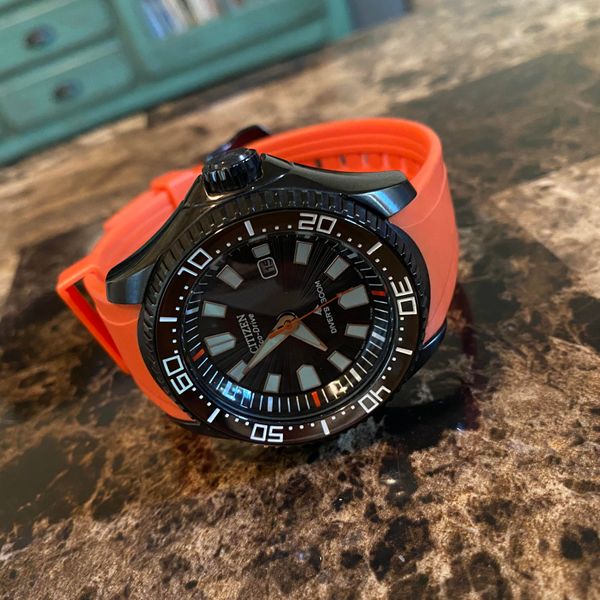 [WTS] Citizen Eco-Drive Promaster Diver Orange band | WatchCharts ...
