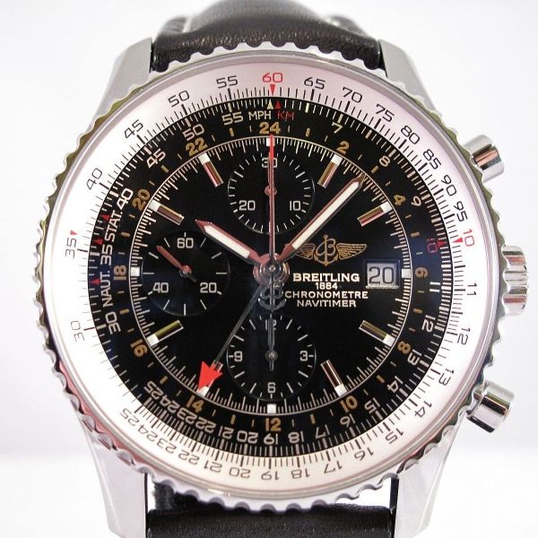 SOLD Breitling Navitimer World 46mm A24322 | WatchCharts Marketplace