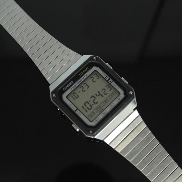 VINTAGE 1983 CASIO TC-500 CALC MODULE {119} Men's Watch Original ...