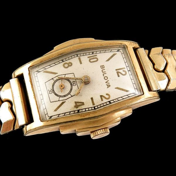 Vintage 1938 Men's Bulova American Clipper 17 Jewel 10AE Wrist Watch ...