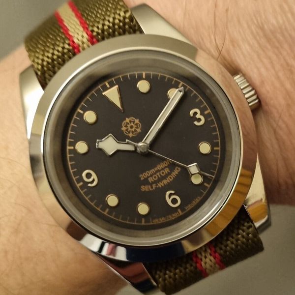 Seiko NH35 Mod, Yobokies matt BB dial, Snowflake hands, Tudor ranger ...