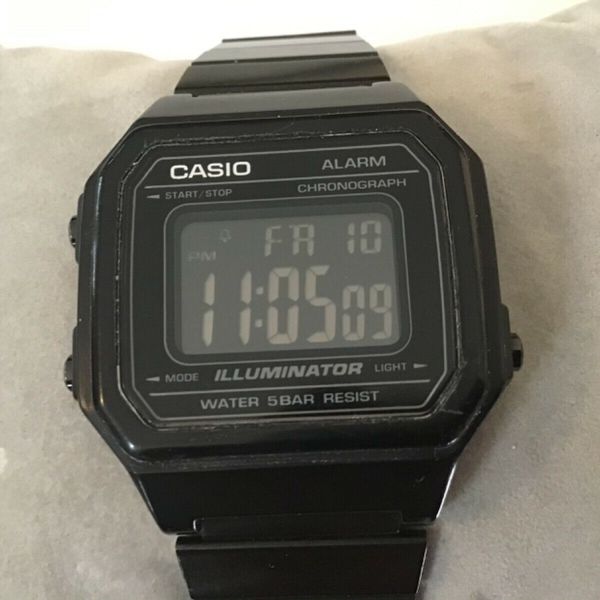 CASIO Chronograph Digital Watch B650W 3454, Metal Clasp Bracelet, Fresh ...