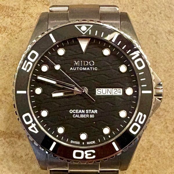 [WTS] Mido Ocean Star 200c titanium with steel bracelet, $900 ...