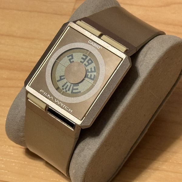 [WTS] Casio Pela Film Watch FS-02 Vintage Rare Slim Silver Quartz Men's ...