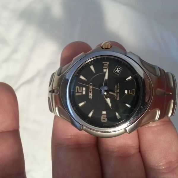 Seiko 5J22 01A0 Kinetic Auto Relay Men's Watch | WatchCharts Marketplace