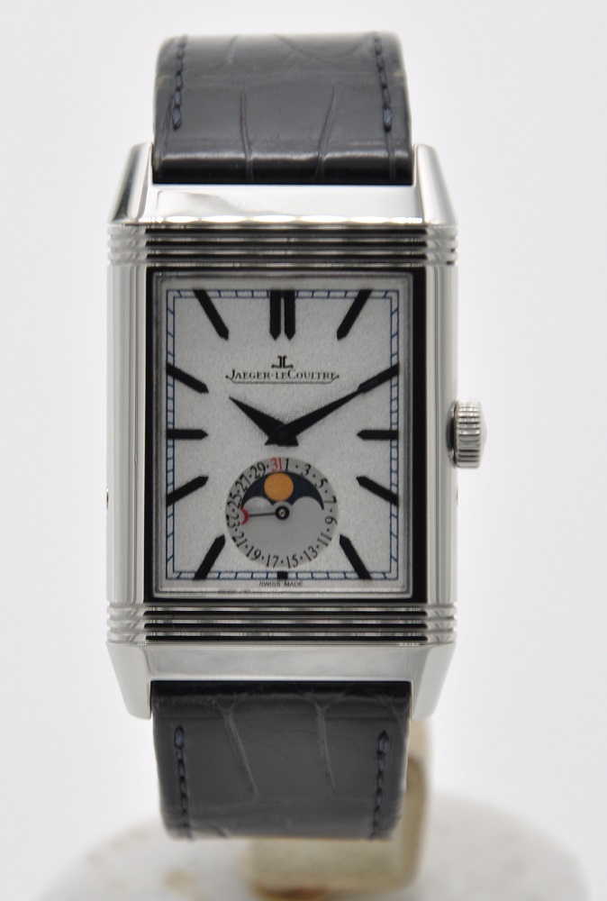 FS: Jaeger-LeCoultre Reverso Tribute Moon Phase Q3958420 Steel 216.8.D3 ...