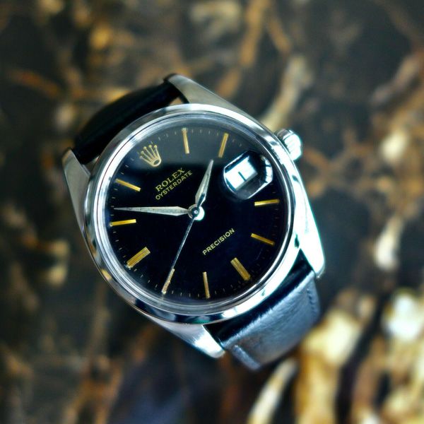 A STUNNING GENTS VINTAGE 1963 ROLEX OYSTER DATE PRECISION WRISTWATCH IN ...