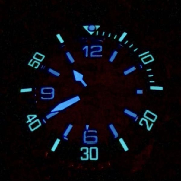 Komrade Baby Blue Urban Diver MK2 BGW9/C3 NH35 automatic with three ...