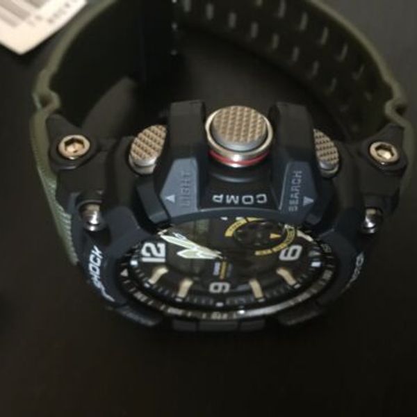 Casio GG1000-1A3 G-Shock Analog-Digital MudMaster Master Of G Army ...
