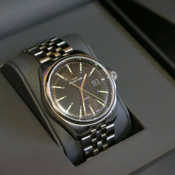 Glycine Combat 6 Classic Black Automatic Field Watch GL0101 ...