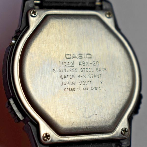 CASIO Twincept ABX-20 (1349) Men's Analog/Digital Watch NEW BATTERY ...