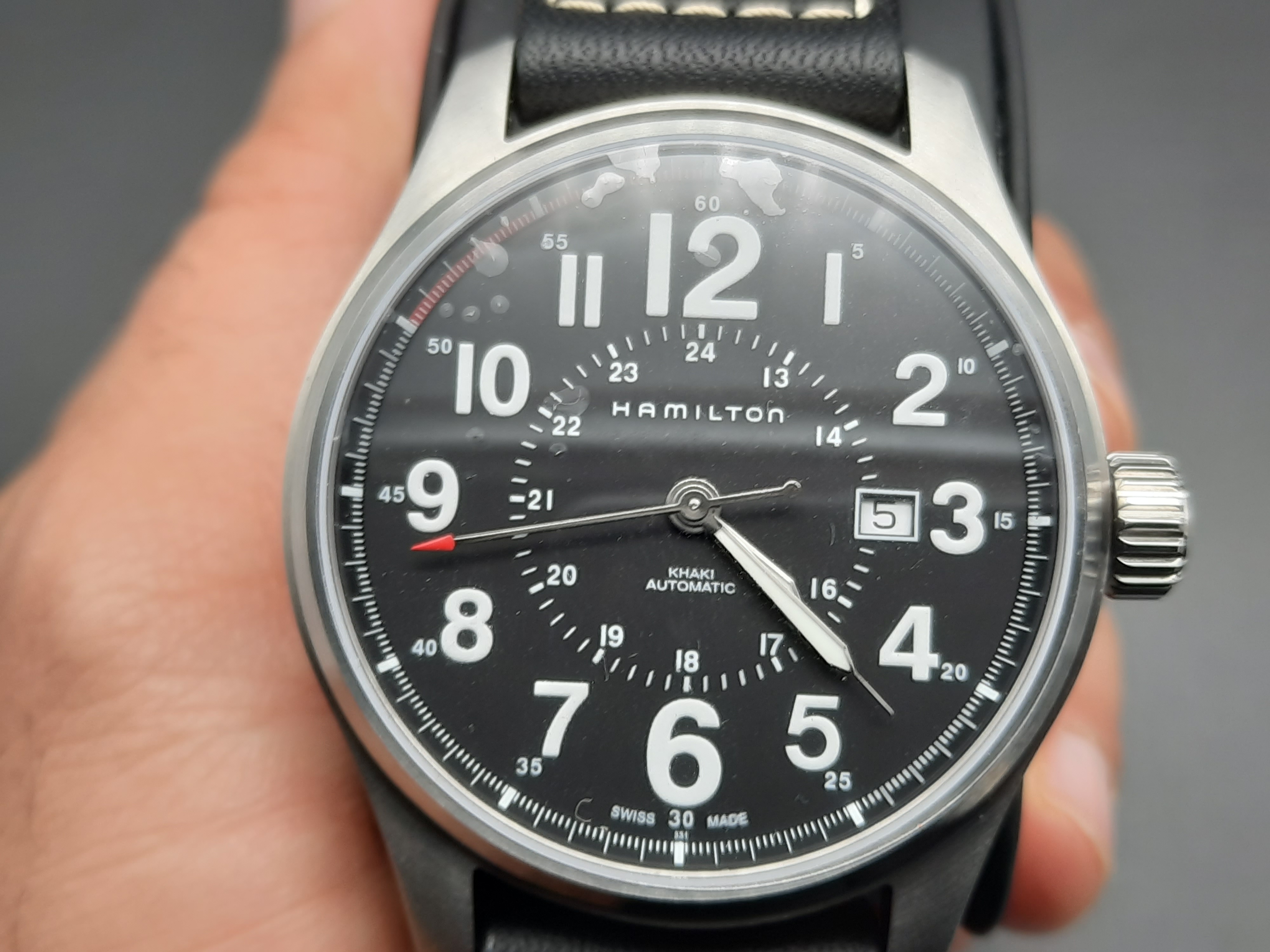 FSL Hamilton Khaki Field Officer Automatic Watch H70615733 Mint ...