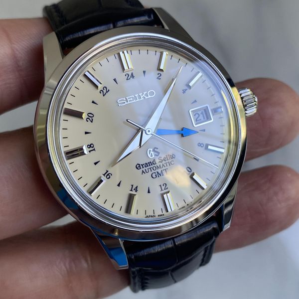 [WTS] Grand Seiko Automatic. GMT. Heated Blue GMT hand. | WatchCharts