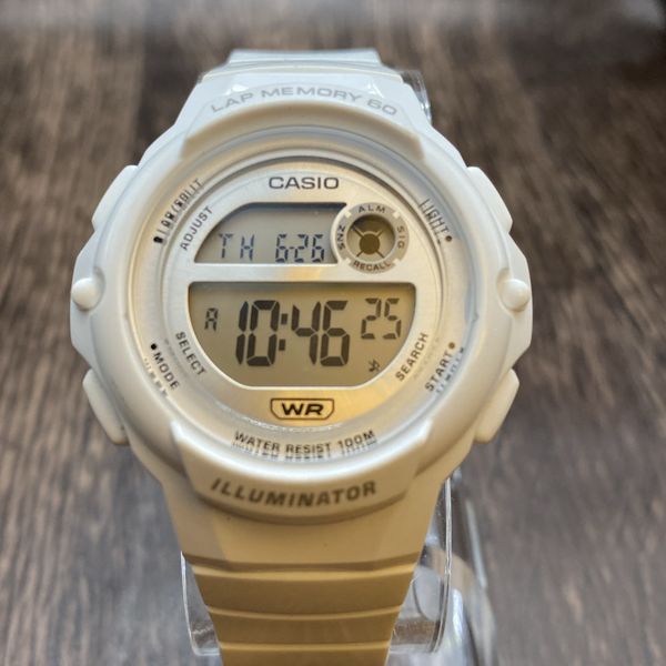 Casio LWS1200H-7A1V, Women's Digital Watch, 100 Meter WR, White Resin ...