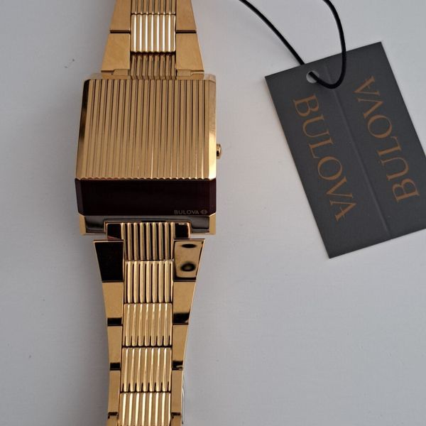 BULOVA COMPUTRON ARCHIVE SERIES WATCH - GOLD | WatchCharts Marketplace