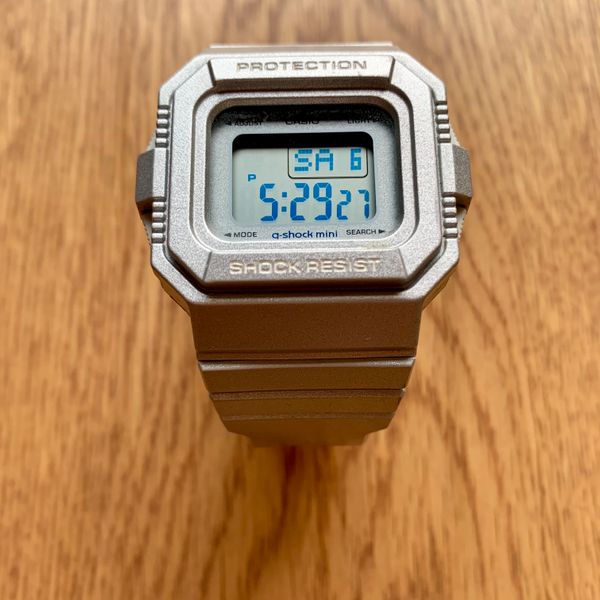 FS: Grey/teal JDM G-Shock Square GMN-550-8BJR | WatchCharts