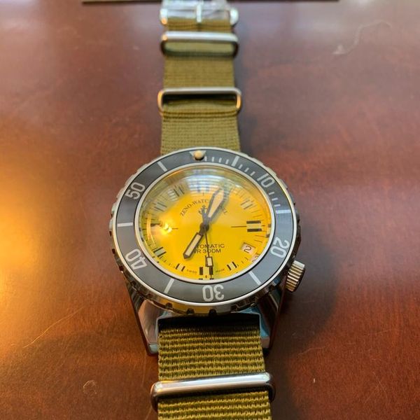 Zeno Army Diver 300m Rare Yellow dial | WatchCharts