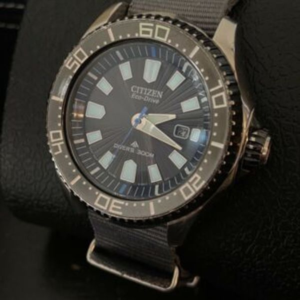 Citizen Men's BN0088 03E Eco Drive Promaster Diver Watch WR300 NATO ...