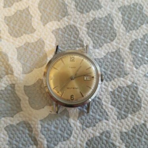 Vintage 1967 Timex Viscount Self Wind calendar Mechanic Men’s Watch ...