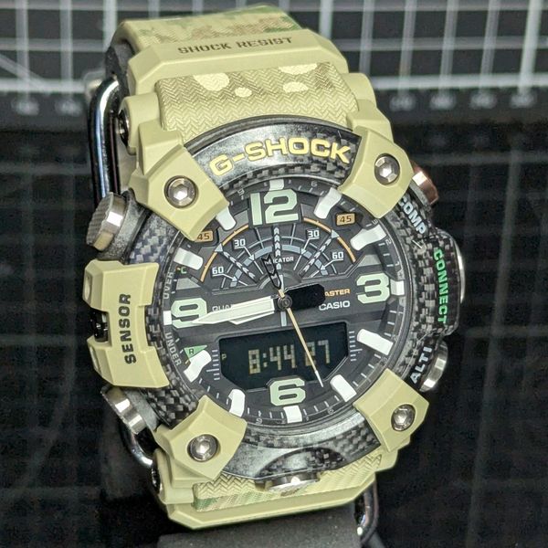 Casio G-Shock GG-B100 BRITISH ARMY MudMaster Quad Sensor Bluetooth GG ...