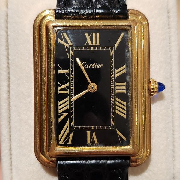 Cartier Jumbo Stepped Tank NY 15716 | WatchCharts Marketplace