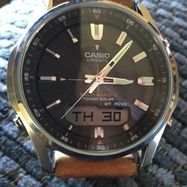 SOLD Casio Lineage Waveceptor Model LCW-M100D-1AJF LNIB $50 | WatchCharts